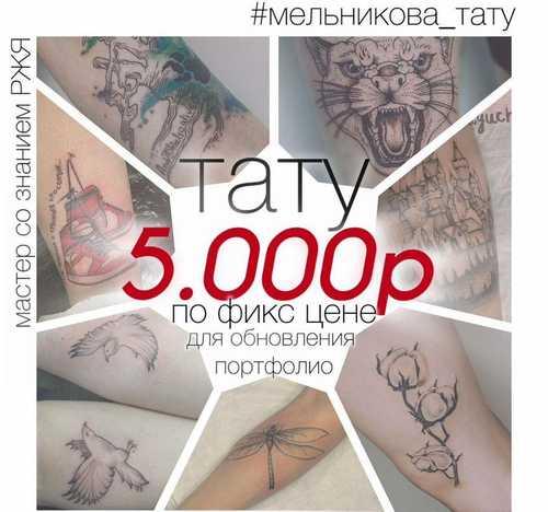 Tату для обновления портфолио
