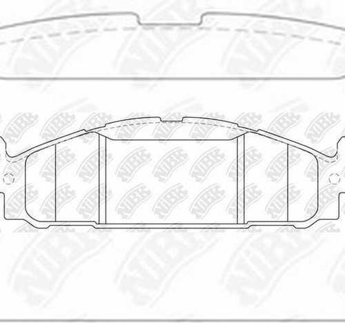 Колодки тормозные передние к-кт NiBK PN-0622