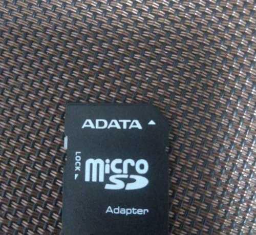 Адаптер карты памяти Micro SD в SD adata