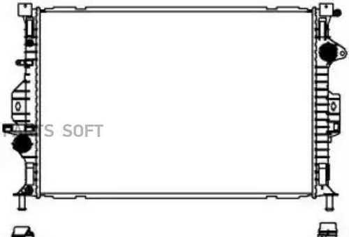 Радиатор охлаждения Рендж Ровер Эвок 2011