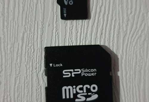 Карты памяти микро SD и адаптеры