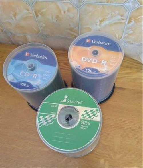 Диски Verbatim CD-R и DVD-R, SmartTrack CD-R