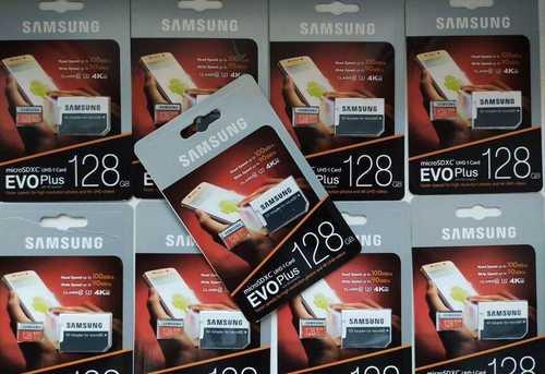 Карта памяти MicroSD 128 Gb Samsung EVO Plus
