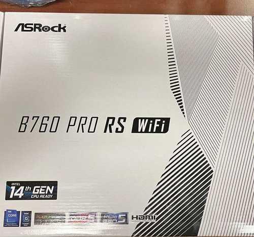 Материнская плата Asrock B760 PRO RS WiFi LGA1700