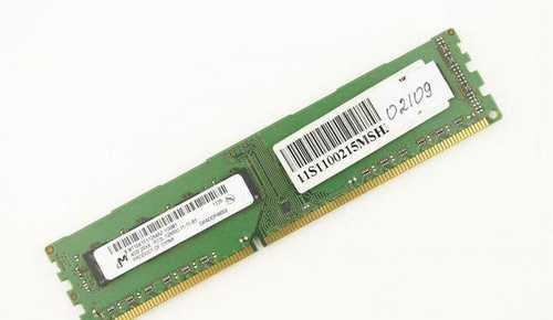 Оперативная память DDR3 4 GB 1600 MHz Micron