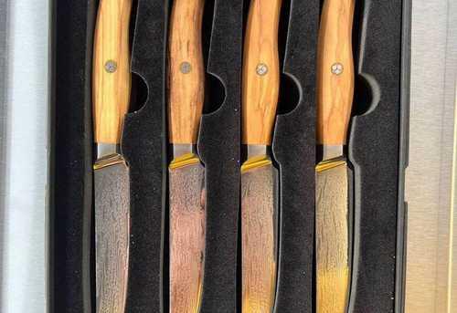 Набор стейковых ножей из дамасской стали