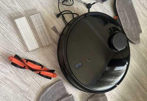 Робот пылесос xiaomi mi robot vacuum mop p black