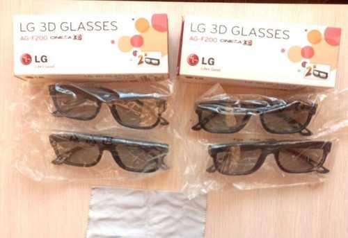 4 штуки 3D очки LG оригинал (AG F-200)