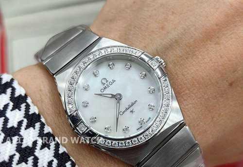 Часы женские Omega Constellation steel новые