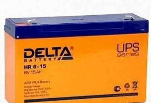 Delta HR 6-15 (15 А\ч, 6 В) свинцово- кислотный ак