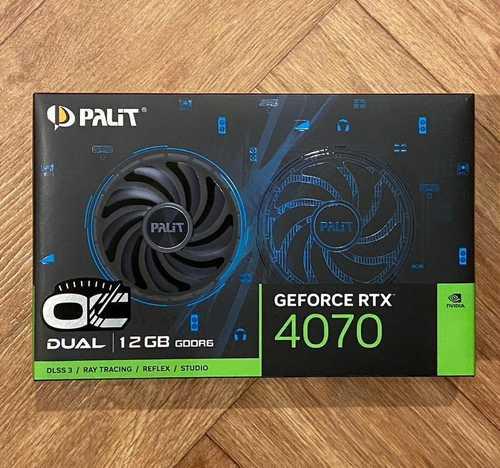 Видеокарта Palit RTX4070 Dual OC 12GB