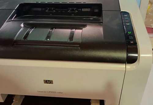 Цветной принтер Hp laserjet CP1025 color