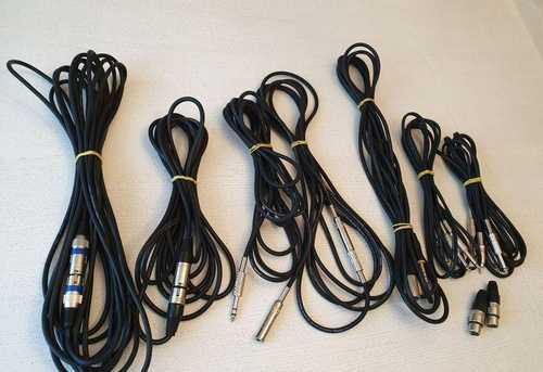Шнуры, провода микрофонные и для аппаратуры