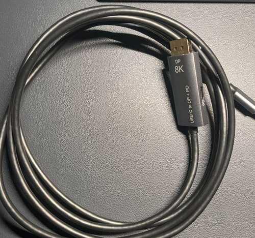 Кабель адаптер USB-C to displayport