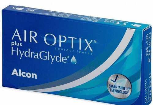 Линзы AIR optix plus HydraGlyde -3,5 bc 8.6