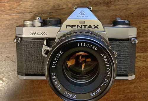 Пленочная камера Pentax MX + SMC Pentax 55/1.8