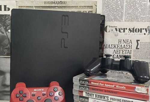 Sony PS3 Slim 320gb + гарантия + безнал