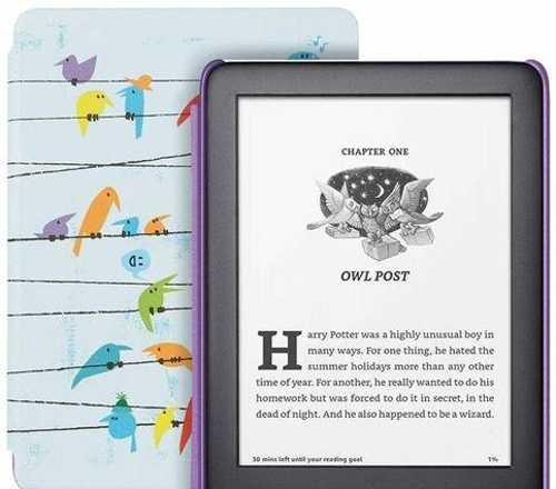 Amazon Kindle 10 + фирменная обложка Birds