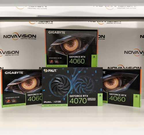 Видеокарты Nvidia RTX 4060/4070 Super