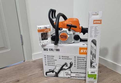 Бензопила Stihl ms 170 с шиной 40см (16")