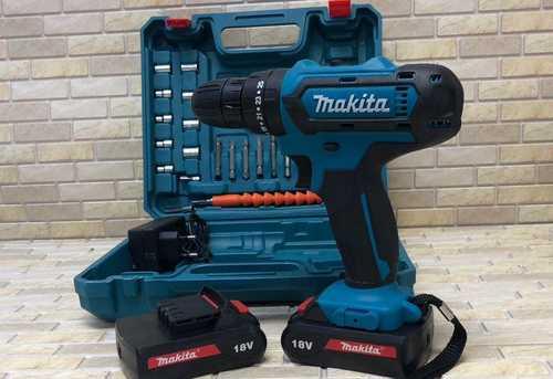 Аккумуляторная дрель шуруповерт makita 18v