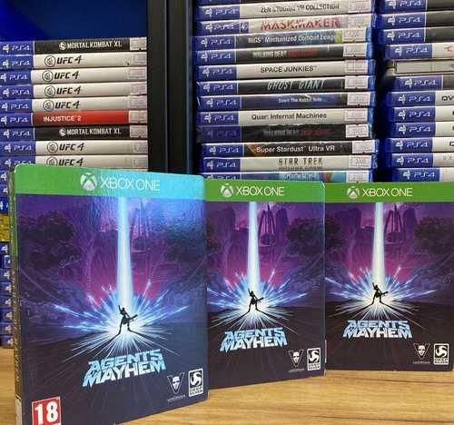 Agents mayhem Steelbook Xbox One