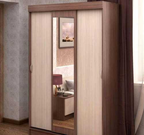 Шкаф купе 3 х дверный 130см
