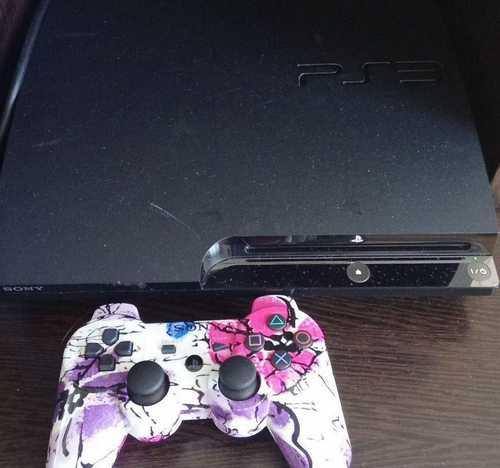 Sony playstation 3 slim прошитая 320гб