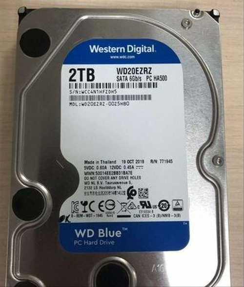 Жесткий диск 2TB WD blue