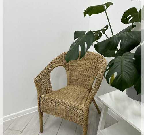 Стул кресло плетеный ротанг IKEA