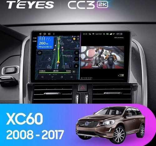 Магнитола для Volvo XC60 Teyes CC3 2k 4/64