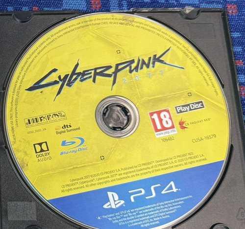 Cyberpunk 2077 ps4 ps5 диск