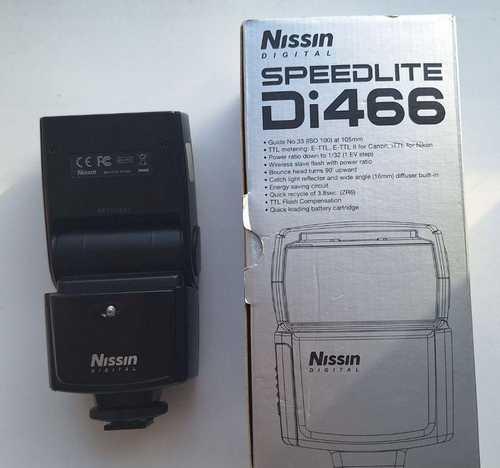 Вспышка для canon Nissin Di466