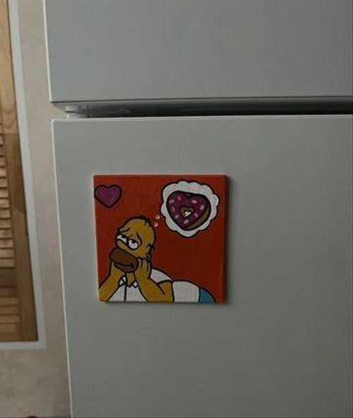 Магнит на холодильник с вашим рисунком на заказ