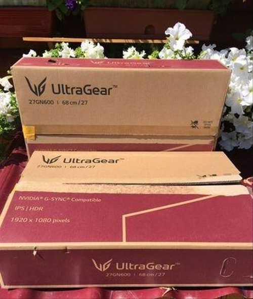 Коробка от монитора lg ultragear 27”GN600