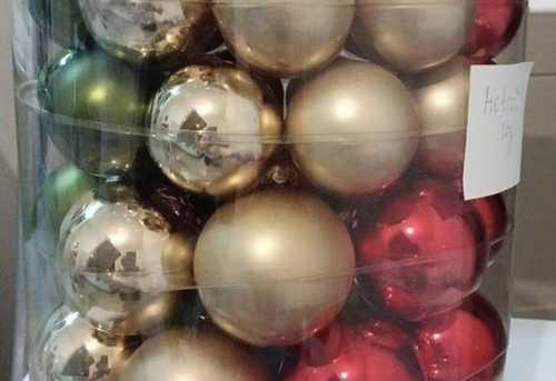 Игрушки стекло шары новогодние украшения