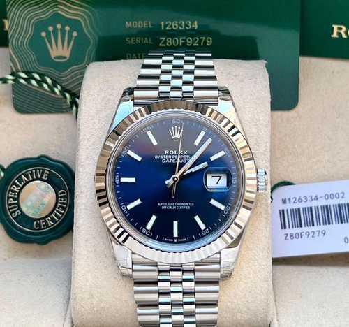 Rolex Datejust 41 Blue Dial 126334