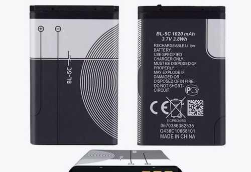 Аккумулятор для Nokia BL-5C 1020mAh