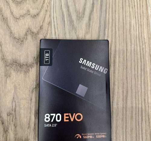 SSD жесткий диск samsung 870 EVO 1000 Gb