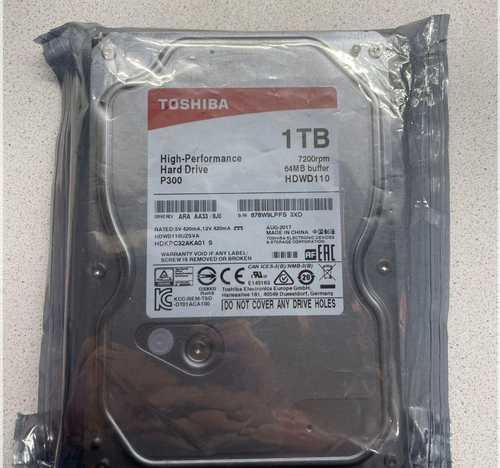 Жёсткий диск Toshiba 1tb 3.5 5шт