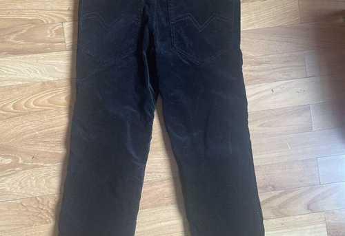 Теплые черные штаны для девочки 150-163