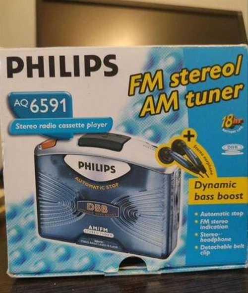 Аудиоплеер кассетный Phillips AQ6591