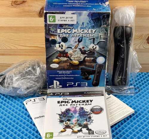 Новый Комплект PS Move Epic Mickey