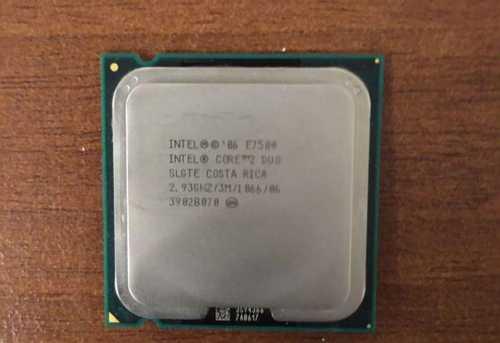 Процессор Intel Core2Duo E7500, E6400, E5400
