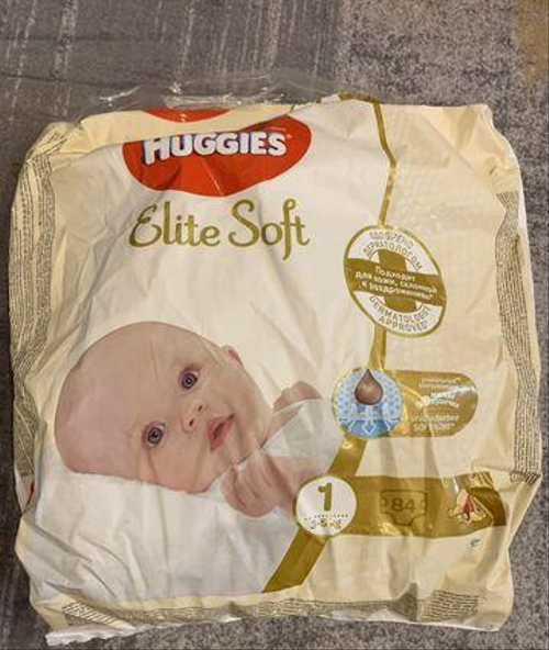 Подгузники хаггис elite soft 1