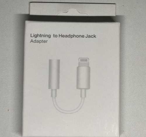 Переходник lightning 3.5 jack