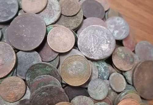 Старинные медные монеты