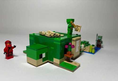 Lego Minecraft черепаха 21254