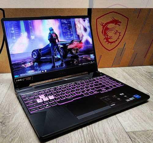 Мощный ноутбук Asus TUF gaming i5-11400/32GB/RTX30