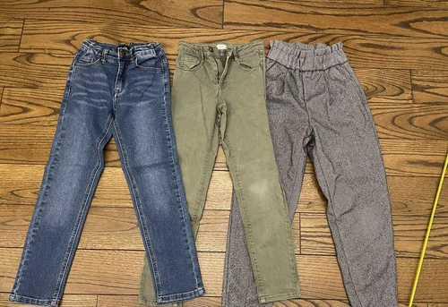 Брюки джинсы для девочки 140